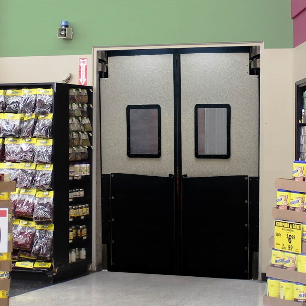 Double Swing Doors - Generation III Traffic Doors - World Manufacturing ...